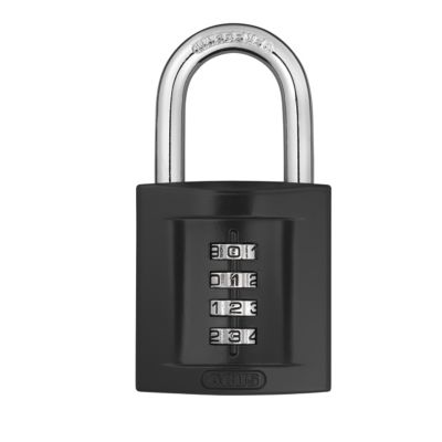 Cadenas à combinaison 50 mm noir Abus | Castorama