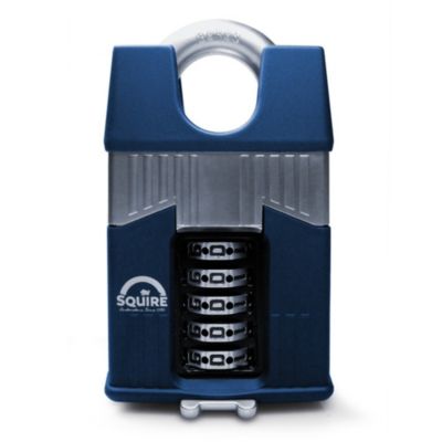 Cadenas de sécurité à combinaison et anse protégée Squire Warrior 65