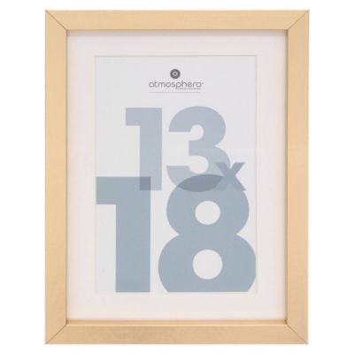 Cadre photo "Manu" - doré - bois 13x18 cm - Atmosphera | Castorama