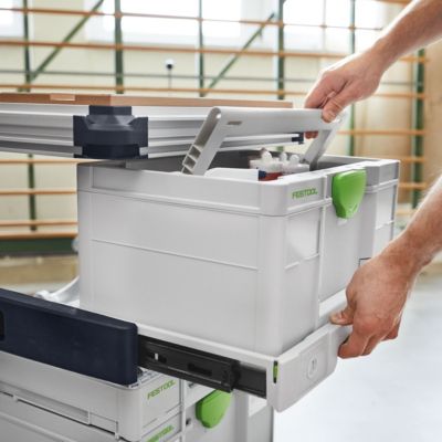Caisse de transport SYS3 TB M 237 Festool - boîte ouverte Systainer 396 ...