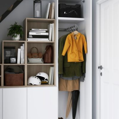 Caisson blanc GoodHome Atomia H. 75 x L. 50 x P. 45 cm