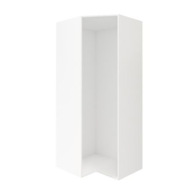 Caisson d'angle blanc GoodHome Atomia H. 225 x L. 100 x P. 89 cm ...