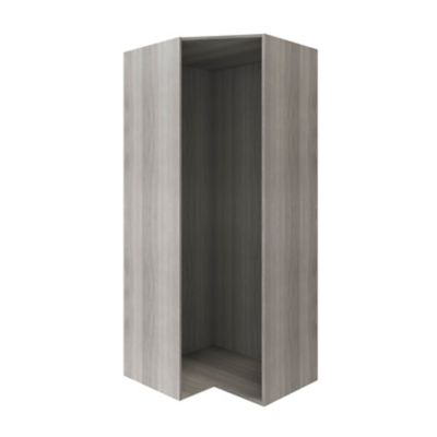 Caisson d'angle effet chêne grisé GoodHome Atomia H. 225 x L. 100 x P ...