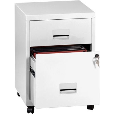 Caisson de rangement en acier 2 tiroirs | Castorama