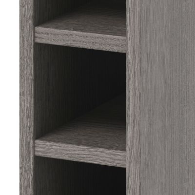 Caisson range bouteilles haut GoodHome Caraway Gris H. 90 cm x l. 15 cm