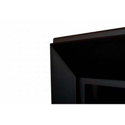 Caminetto a Bioetanolo Frame 550 SimpleFire da incasso con Vetro - Nero ...