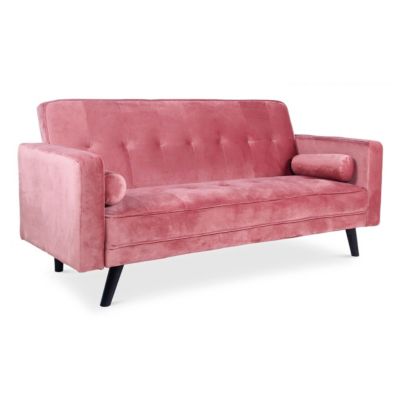 Canapé Convertible 3 Places Scandinave "Navya" Rose