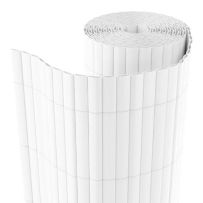 Canisse PVC Klikstrom l.3 x H.1m blanc | Castorama