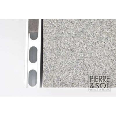 Caniveau à fente aluminium SideDrain LOW - LINE ECO - 1 m