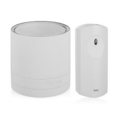 Carillon sans fil et bouton Byron 8 mélodies | Castorama