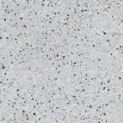 Carrelage Aspect terrazzo Milano blanc argent 66x66 cm