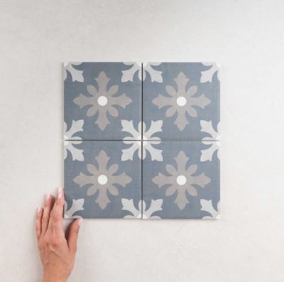 Carrelage Imitation Carreaux De Ciment 15x15 FIORELLA Dania - Les ...