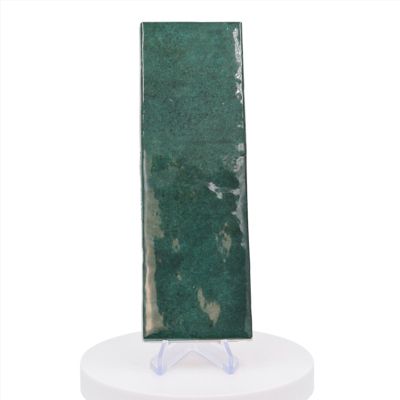 Carrelage mur effet zellige bejmat vert 6,5x20 cm ARTISAN MOSS GREEN ...