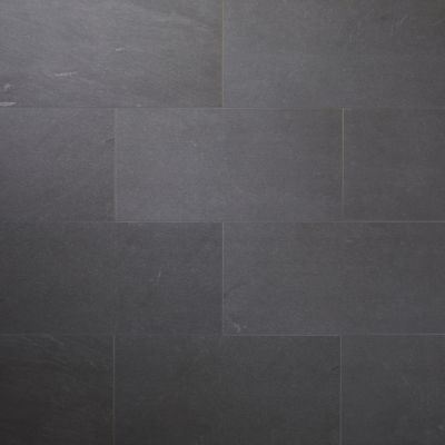 Carrelage sol extérieur anthracite effet ardoise L.61,3 x l.30,3 cm x ...