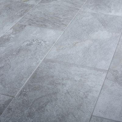 Carrelage sol gris effet pierre L.61,5 x l.30,8 cm x ép.8 mm, GoodHome ...