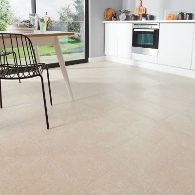Carrelage sol intérieur beige taupe effet pierre L.61,5 x l.30,8 cm x ...