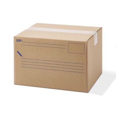 Cartons de déménagement 10 kg Mottez H. 20 x L. 30 x l. 25 cm, lot de ...