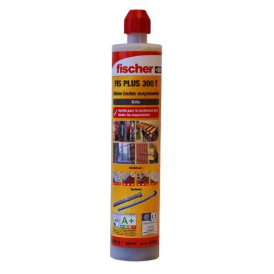 Cartouche de scellement chimique FIS PLUS 300 Ton Gris