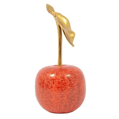 Cerise Gabriela orange aluminium 14x14x25cm
