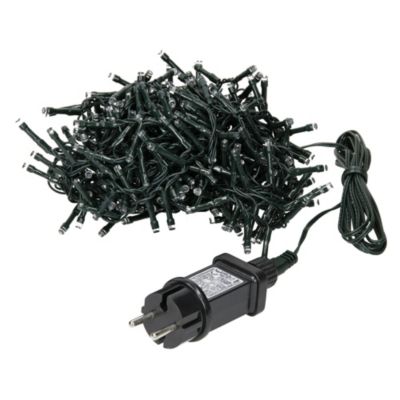 Chaîne guirlande lumineuse à LED blanc froid 6m 180 ampoules IP44 déco Nöel