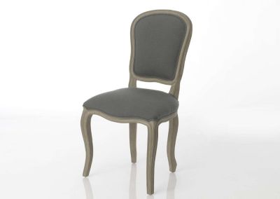 Chaise amadeus H. 98 cm non empilable non pliable interieur en bois gris
