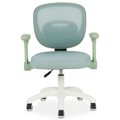 Chaise de bureau enfant AMELIA réglable en tissu mesh - Vert