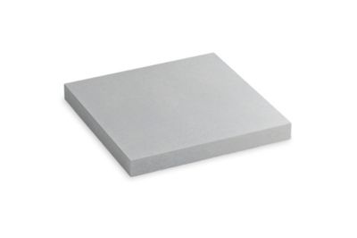 Chaperon de mur plat finition lisse L.380 x l.380 x ep.6 cm gris ciment ...