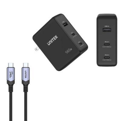 Chargeur USB-C / USB-A PD 3.1 GaN 140W UNITEK