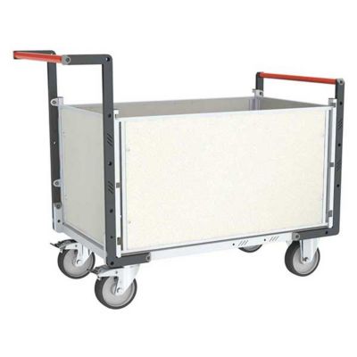 Chariot 4 côtés PVC - Plateau 1075x710mm - Charge max 500kg - 806724675