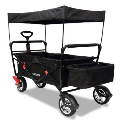 Chariot de transport enfant - Noir - FUXTEC City Cruiser - pliable ...