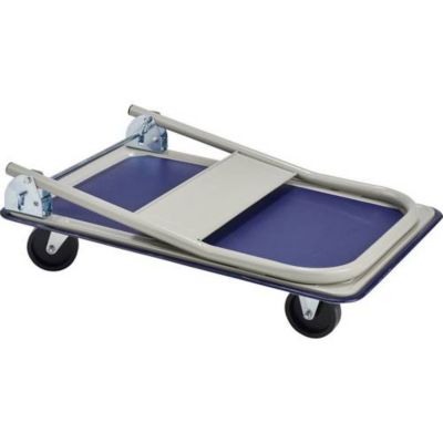 Chariot plateforme pliable M 096-T acier 150 kg, plateforme 740 x 480 ...