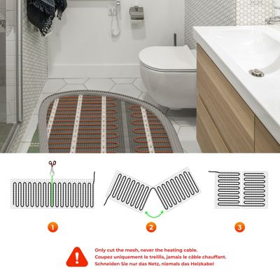 Chauffage au sol électrique WARMON CLASSIC 150 W/m² + Thermostat ...