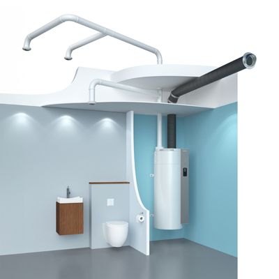 Chauffe-eau thermodynamique vertical sur socle Aquacosy Evolution AV ...