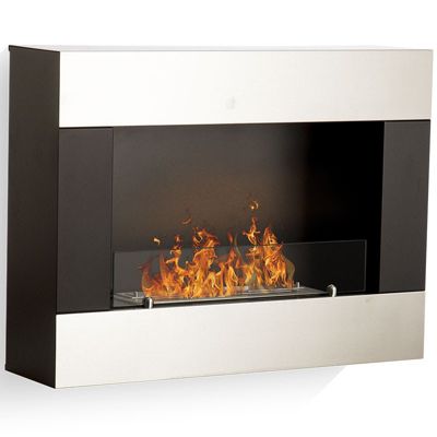 Cheminée éthanol Glamfire - Coloris Inox brossé