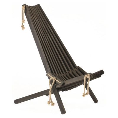 Chilienne en bois EcoChair Pin noir