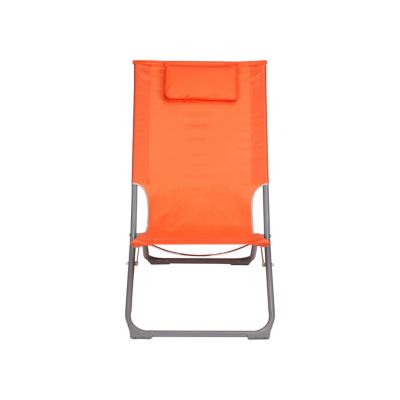 Chilienne en métal et toile Curacao orange