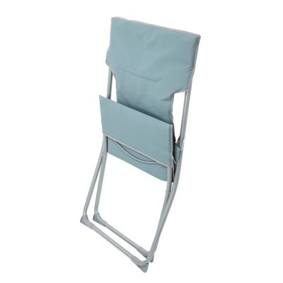 Chilienne métal et toile Blooma Levana bleu arona | Castorama