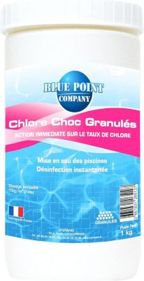 Chlore Choc Granulés Piscine 1KG, Traitement Eau Verte, Trouble, Algues ...