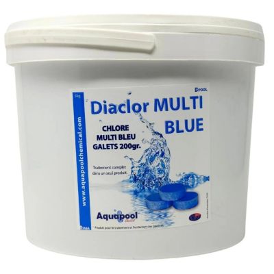 Chlore Multi Blue Galets de 200g MultiFonctions - Traitement tout-en-un ...