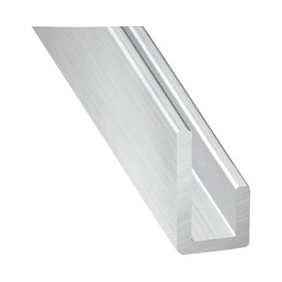 Cimaise aluminium brut 20 x 10 x 10 mm, 2 m | Castorama