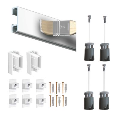 Cimaise Box Artiteq Click 150 cm PREMIUM - Kit accrochage tableau 150 ...