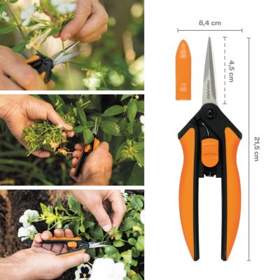 Ciseaux à fleurs MicroTip Fiskars Solid™ (SP130)