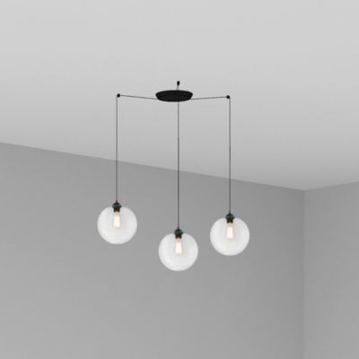 CLARA 3L Lampe à suspension transparente