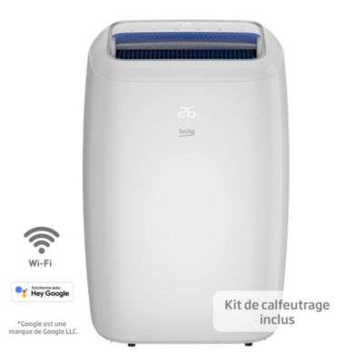 Climatiseur mobile avec évacuation BP1095CN Beko 30m2 2600W 62dB(A)
