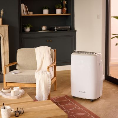 Climatiseur mobile réversible connecté Myko 3 vitesses 27m² GoodHome 3500W