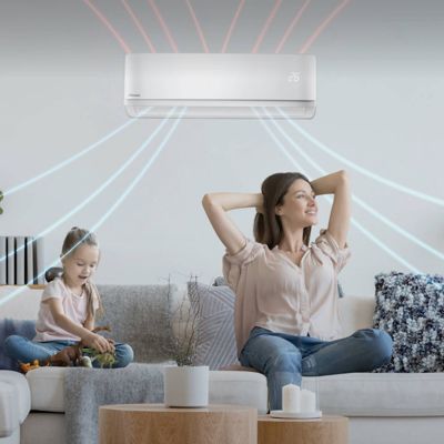 Climatiseur mural réversible HDMB Harmonia Miroir 3.5 kW WiFi intégré ...
