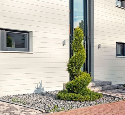 Clin pour bardage PVC Casanova crème L.2,39 m