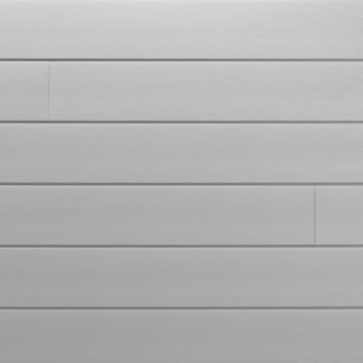 Clin pour bardage PVC Dumaplast gris granit L.2,39 m