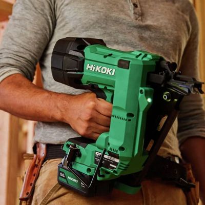 Cloueur 90mm-18v-5ah - Hikoki - Nr1890dcawqz -li-ion Brushless-tête En ...
