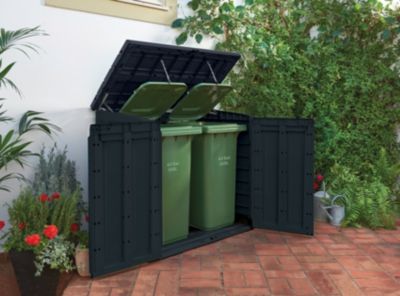 Coffre en résine multifonction Sio Max Keter 1200L gris anthracite